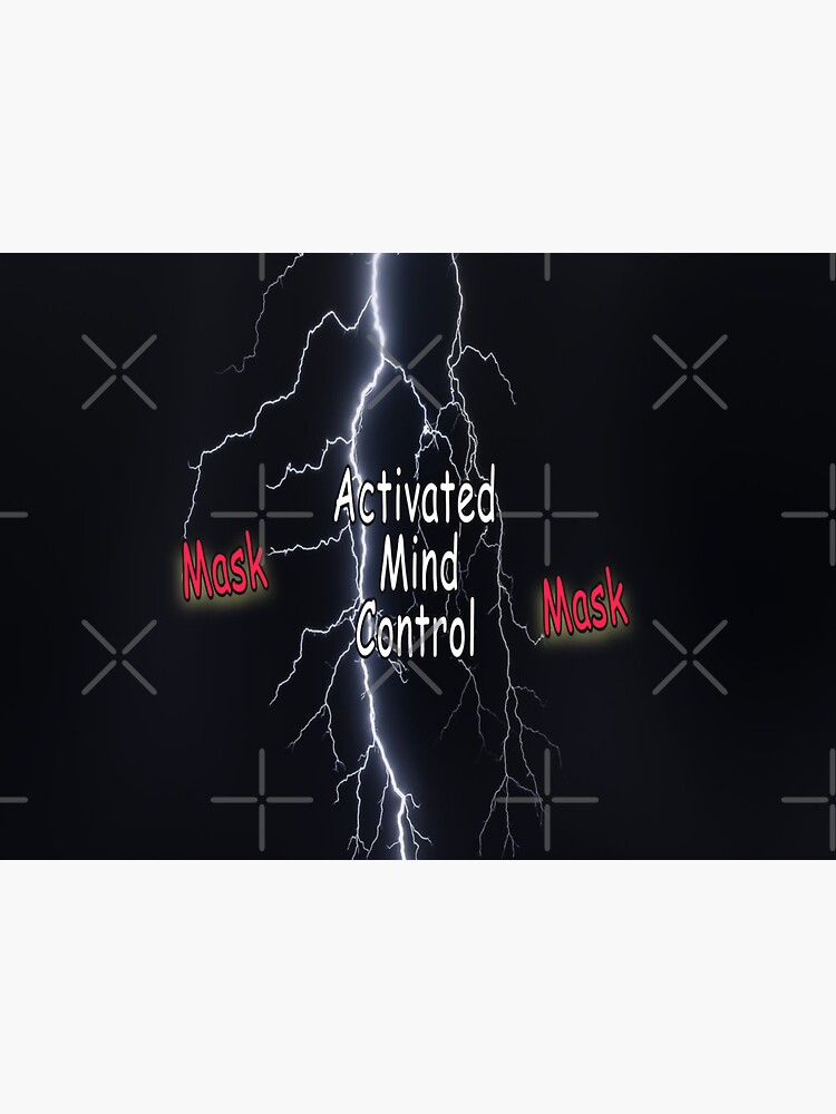 "Activated Mind Control Mask - " Sticker for Sale by MrNanuq | Redbubble