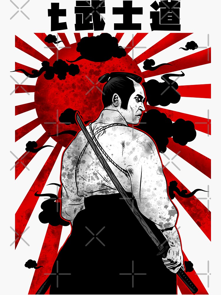"BUSHIDO" Sticker for Sale by swiro | Redbubble