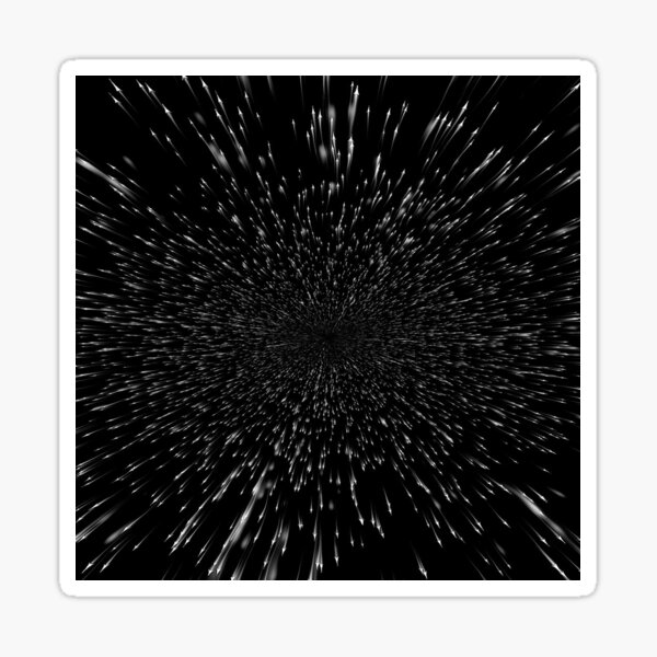 "White Laser Beams" Sticker for Sale by TasAlex | Redbubble