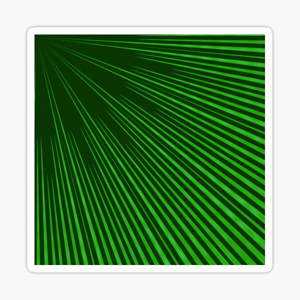 "Projected Green Laser Beams" Sticker for Sale by ckylin | Redbubble