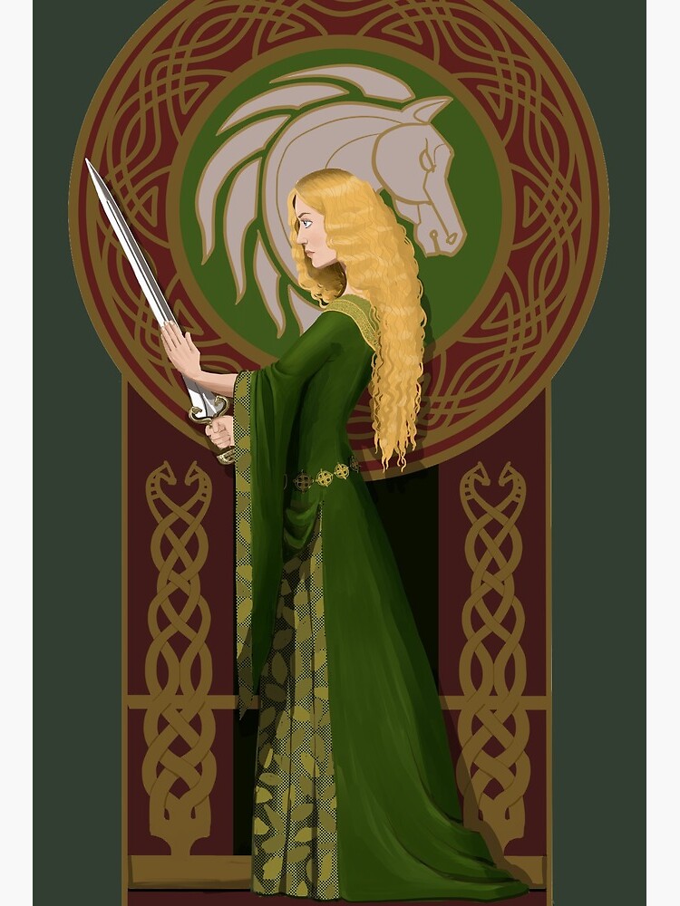 "Lady of Rohan " Art Board Print for Sale by TanjaKosta | Redbubble