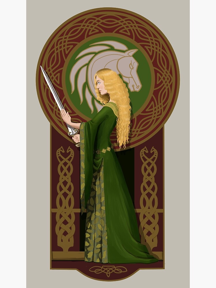"Lady of Rohan " Poster for Sale by TanjaKosta | Redbubble