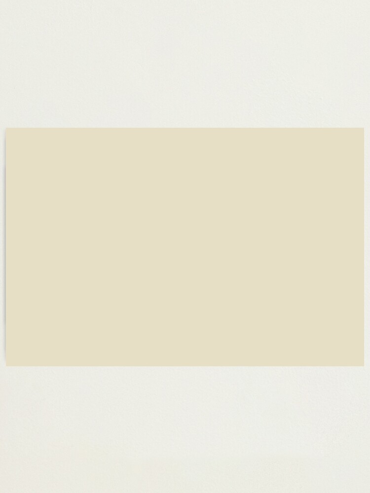 Lámina fotográfica «Coordenadas de tono / tono de un solo color crema ...