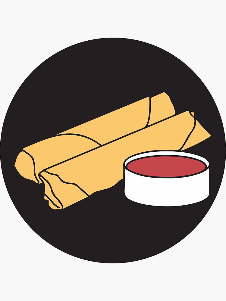 "Lumpia" Sticker by aubr | Redbubble