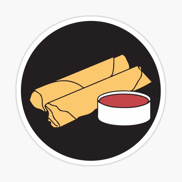 "Lumpia" Sticker by aubr | Redbubble