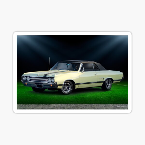 "1965 Oldsmobile Cutlass 442 Convertible" Sticker for Sale by ...