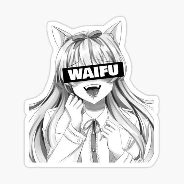 Waifu Fanart Japanese Kawaii Anime Manga Japan Sticker By Dernerd
