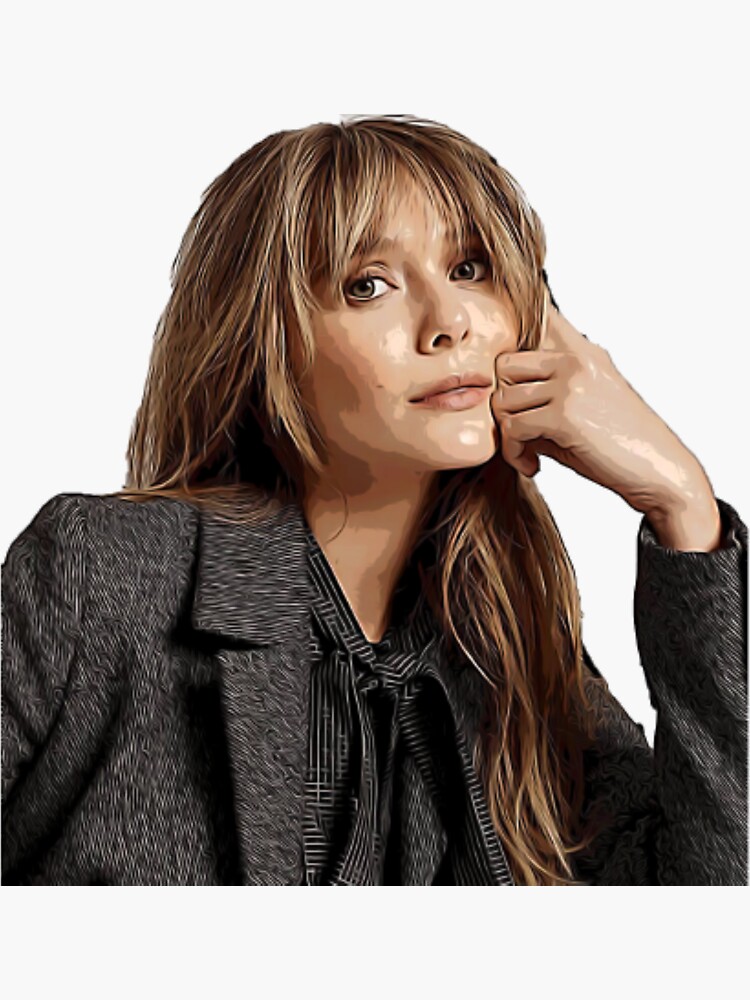 "Ms. Olsen" Sticker by Aparnascorner | Redbubble