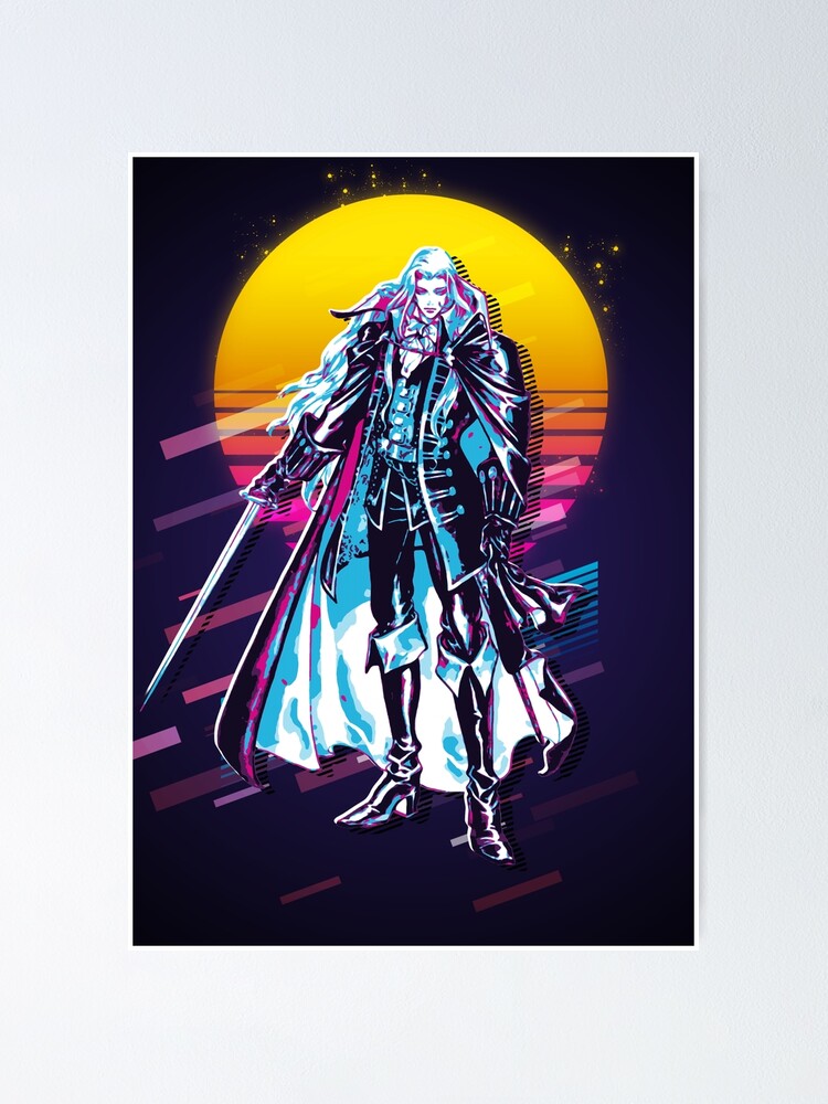 "Castlevania - Alucard *80s Retro*" Poster for Sale by MyRetroArt ...