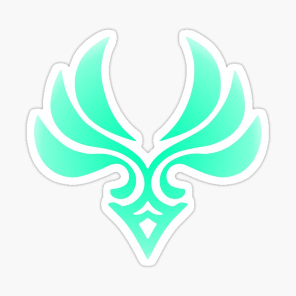 "anemo element" Sticker for Sale by hendrisick6 | Redbubble