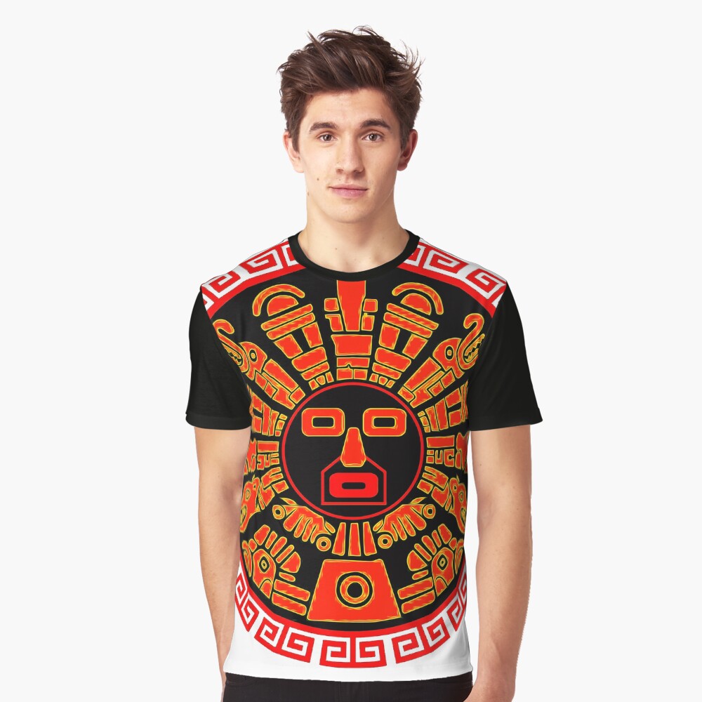 "Psychedelic God Inca Sol Inti" Sticker by Indian-summer | Redbubble