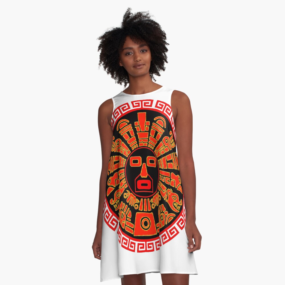 "Psychedelic God Inca Sol Inti" Sticker by Indian-summer | Redbubble
