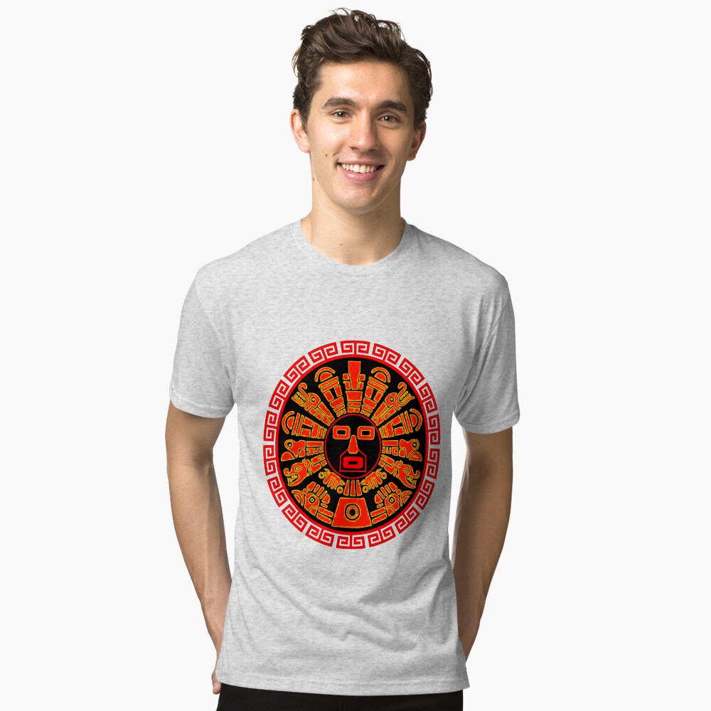 "Psychedelic God Inca Sol Inti" Sticker by Indian-summer | Redbubble