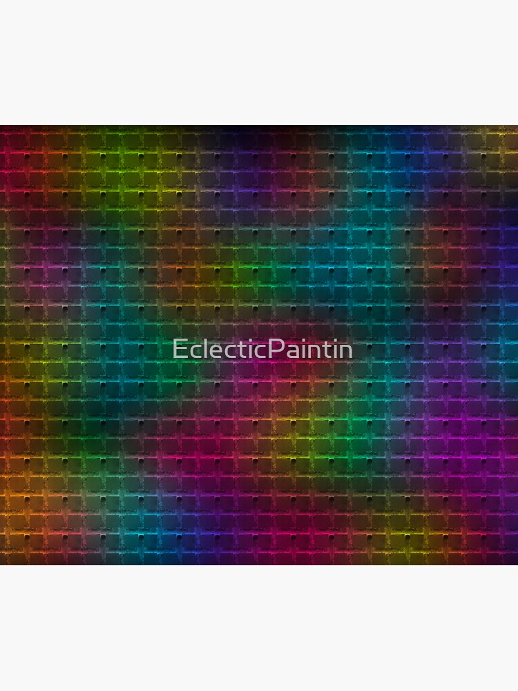 "Rainbow Cage Design on Black Background" Sticker for Sale by ...