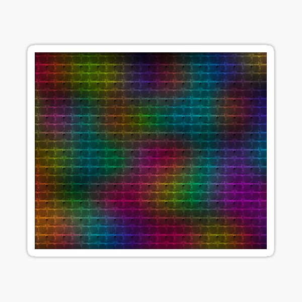 "Rainbow Cage Design on Black Background" Sticker for Sale by ...