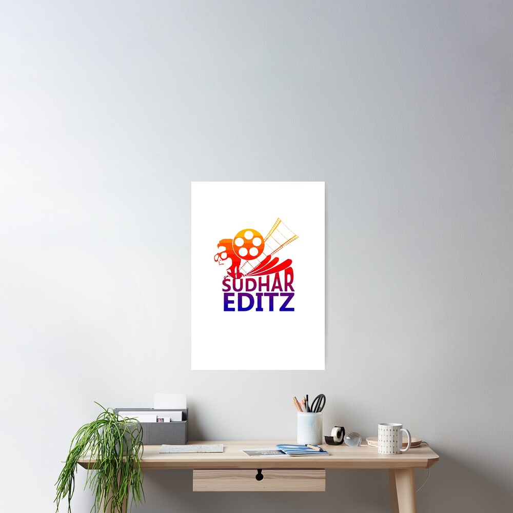 "Sudhar Editz Logo Brand Art" Sticker for Sale by sudhareditz | Redbubble
