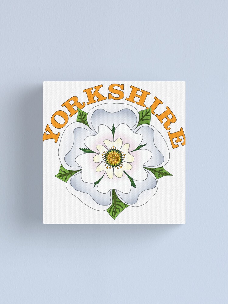 "White Rose of Yorkshire" Canvas Print for Sale by Yorkshire-Stuff ...