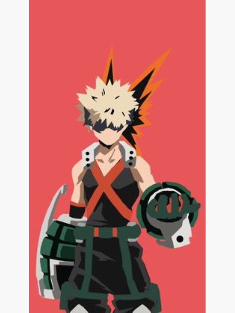 Póster «mha, mi academia de héroe; boku no hero academia, rojo,» de the ...