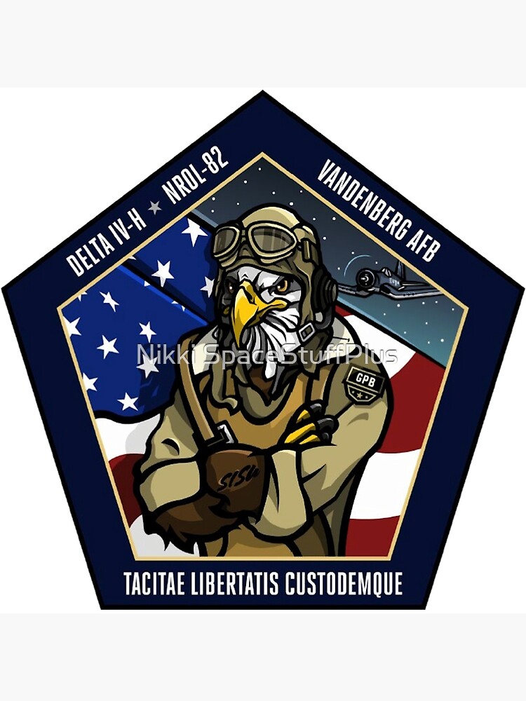 "Graphic Versiion of NROL 82 Logo" Poster for Sale by Spacestuffplus ...