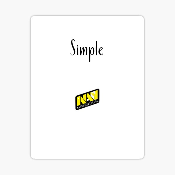 "NAVI Simple" Sticker for Sale by Lamoda12 | Redbubble