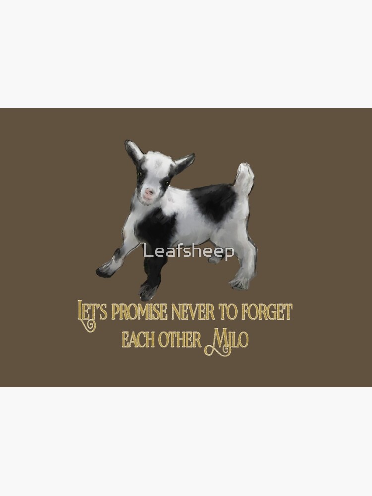 "Milo the goat Shadow and bone" Poster by Leafsheep | Redbubble