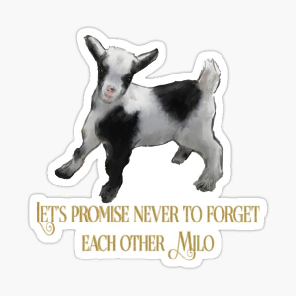 "Milo the goat Shadow and bone" Sticker for Sale by Leafsheep | Redbubble