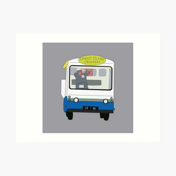 "Father Ted Dougal Milk Float" Art Print by thebcarts | Redbubble