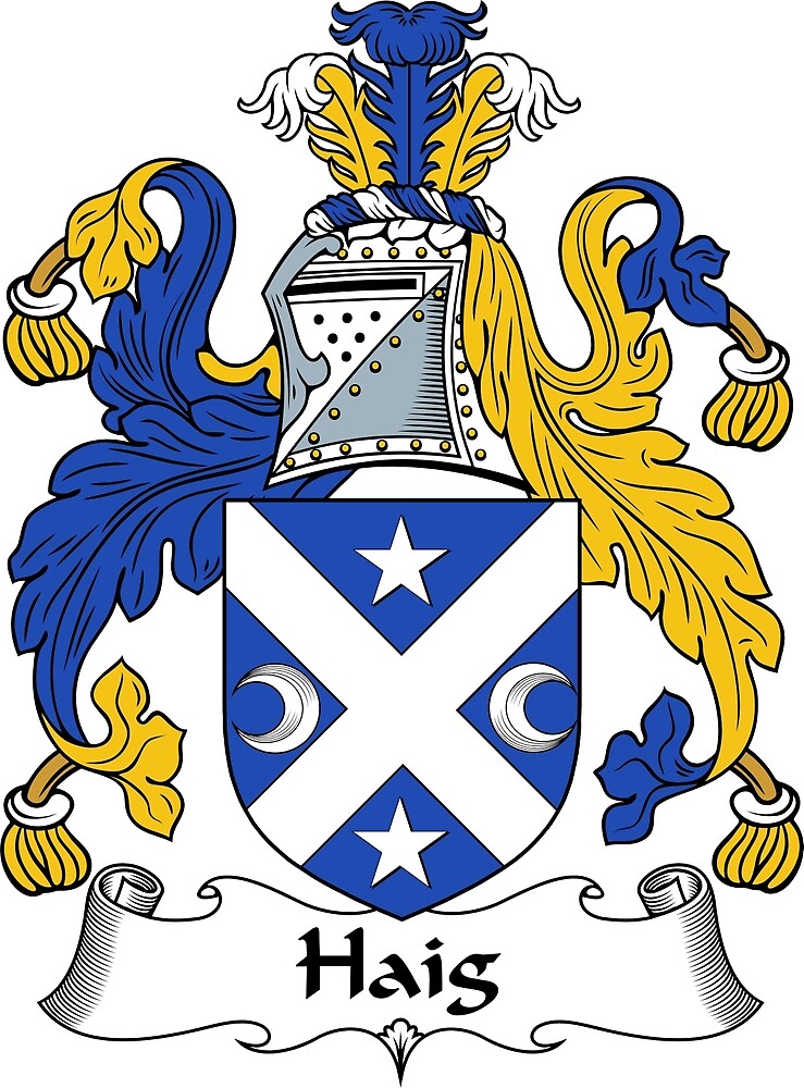 "Haig Coat of Arms / Haig Family Crest" by ScotlandForever | Redbubble