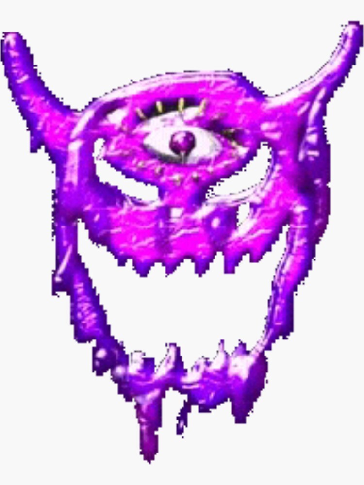 "Cyber Ghoul - Goth Emo Drainer Aesthetic Artwork" Sticker for Sale by ...