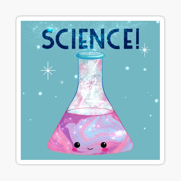 "Science!" Sticker by ShelsySketch | Redbubble