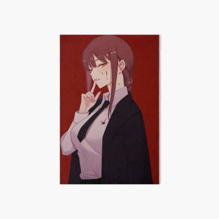 "Makima Staring Chainsaw Man!" Galeriedruck von Incognztio | Redbubble