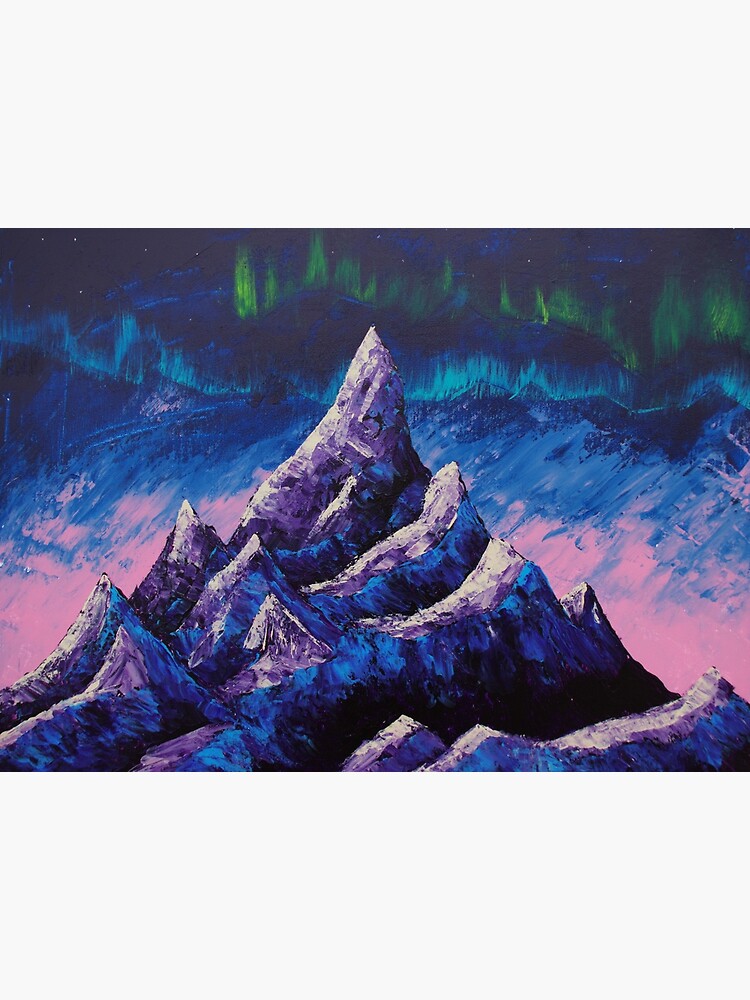 Celeste Mountain Poster For Sale By Scigho Redbubble