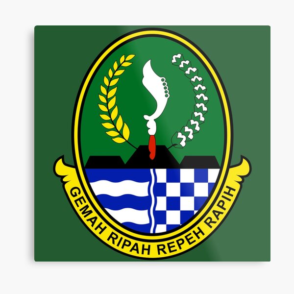 Lámina metálica «Escudo de armas de Java Occidental» de haveuaflag ...
