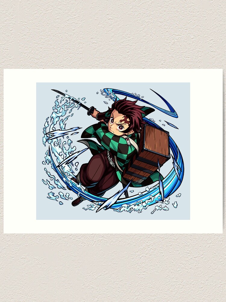 "Demon Slayer Tanjiro Kamado Full Body #1" Art Print for Sale by ...