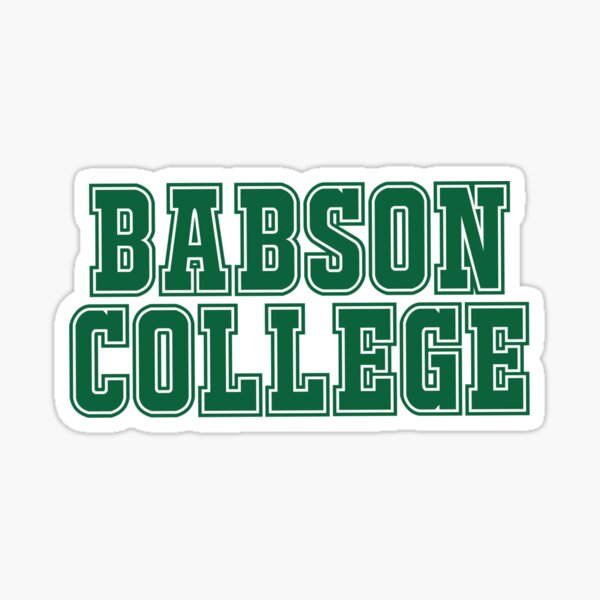 "Babson College Varsity Letter Sticker" Sticker by SunshinexShop ...