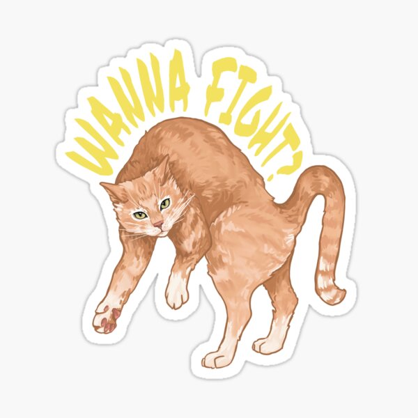"Tom Cat" Sticker for Sale by GremlinsInk | Redbubble