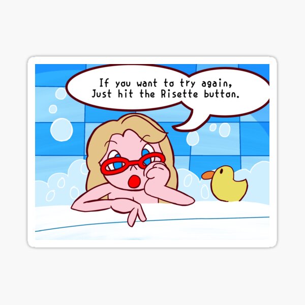 "Risette and Try Again - Pop'n Music" Sticker by MamonStar761 | Redbubble