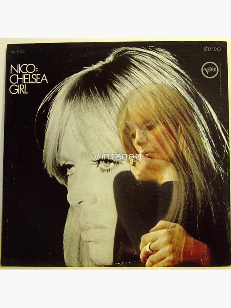 "Nico- Chelsea Girl, Stereo lp Cover" Sticker for Sale by Vintaged ...