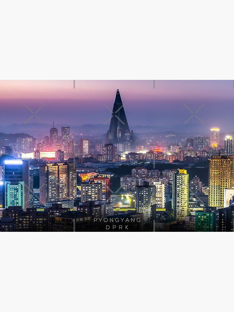 Pyongyang Skyline At Night