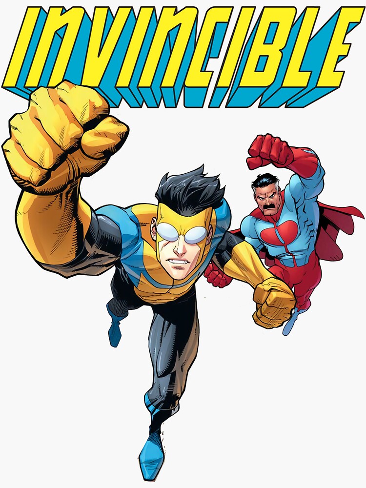 "Invincible" Sticker by delanofe | Redbubble