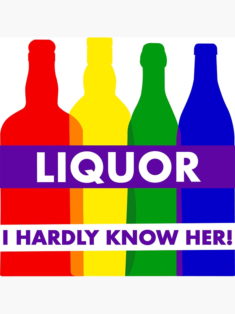 "Liquor" Sticker by gabs2828 | Redbubble