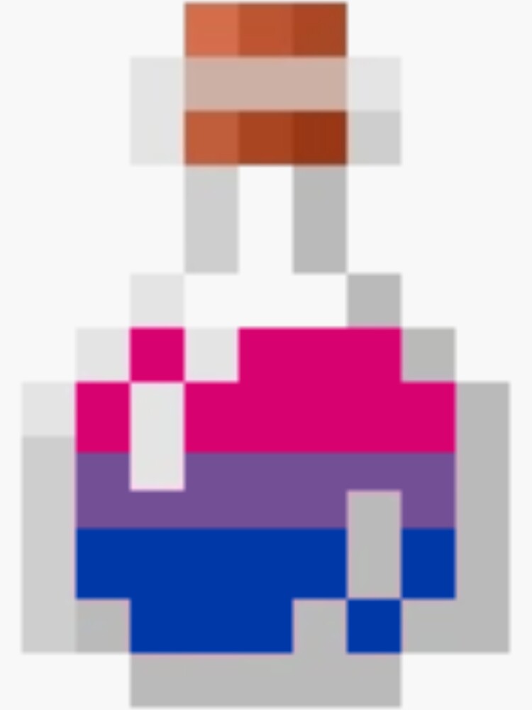 Bi Pride Potion Sticker For Sale By Visedisland Redbubble