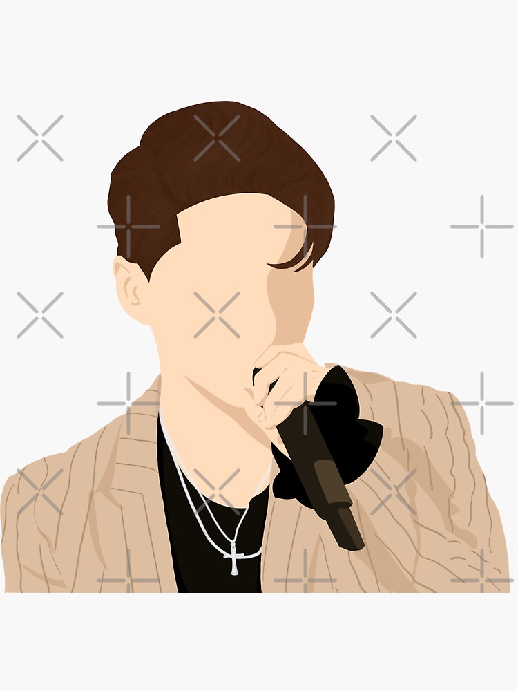 "Dean Krnb Artist Microphone Performance" Sticker for Sale by ...