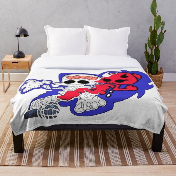 "FNF Week 7 funkin night friday" Throw Blanket for Sale by racailleur ...