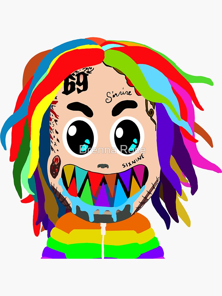 "Six nine " Sticker by taratumblz | Redbubble