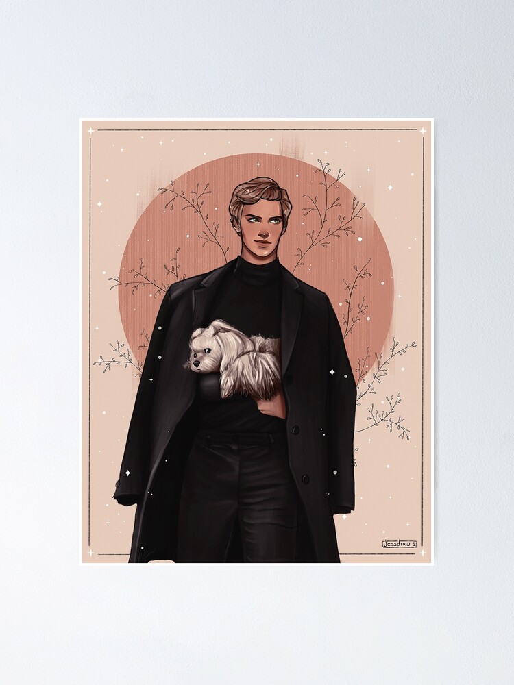 "Aaron Warner." Poster for Sale by jessketchs | Redbubble