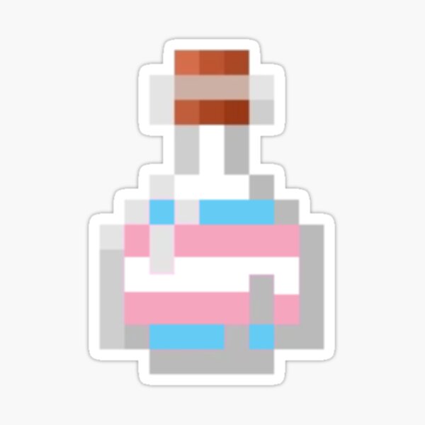 Trans Pride Potion Sticker For Sale By Visedisland Redbubble