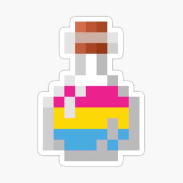 Pansexual Pride Potion Sticker For Sale By Visedisland Redbubble