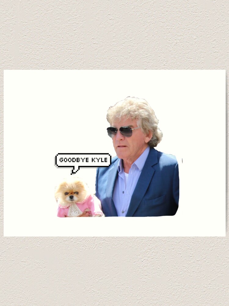 "GOODBYE KYLE RHOBH" Art Print for Sale by ematzzz | Redbubble