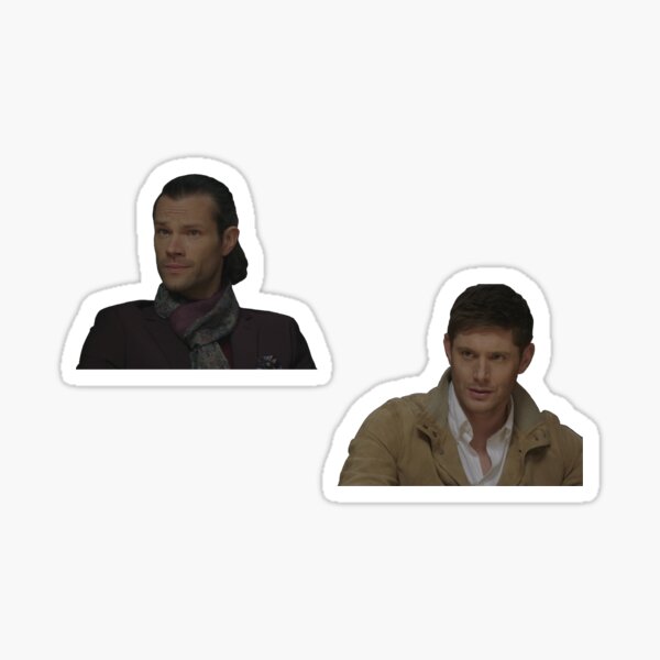 "HunterCorp Sam & Dean " Sticker by crispyflatbread | Redbubble